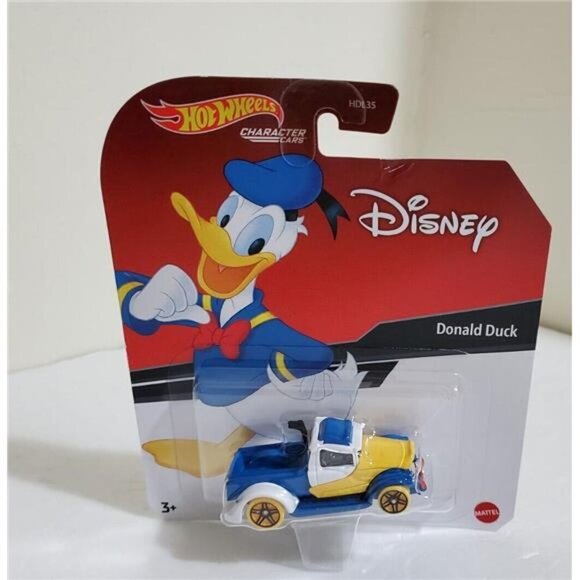 Disney | Toys | Disney Hot Wheels Character Cars Series 4 Donald Duck ...